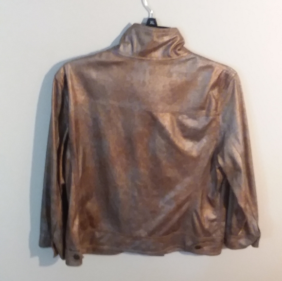 Ruby Rd. | Jackets & Coats | B09 Ruby Rd Jacket Foiled Copper Medium ...